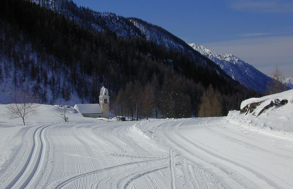 Langlaufen in Kasern - Berghotel Kason in Kasern Ahrntal Pustertal Südtirol